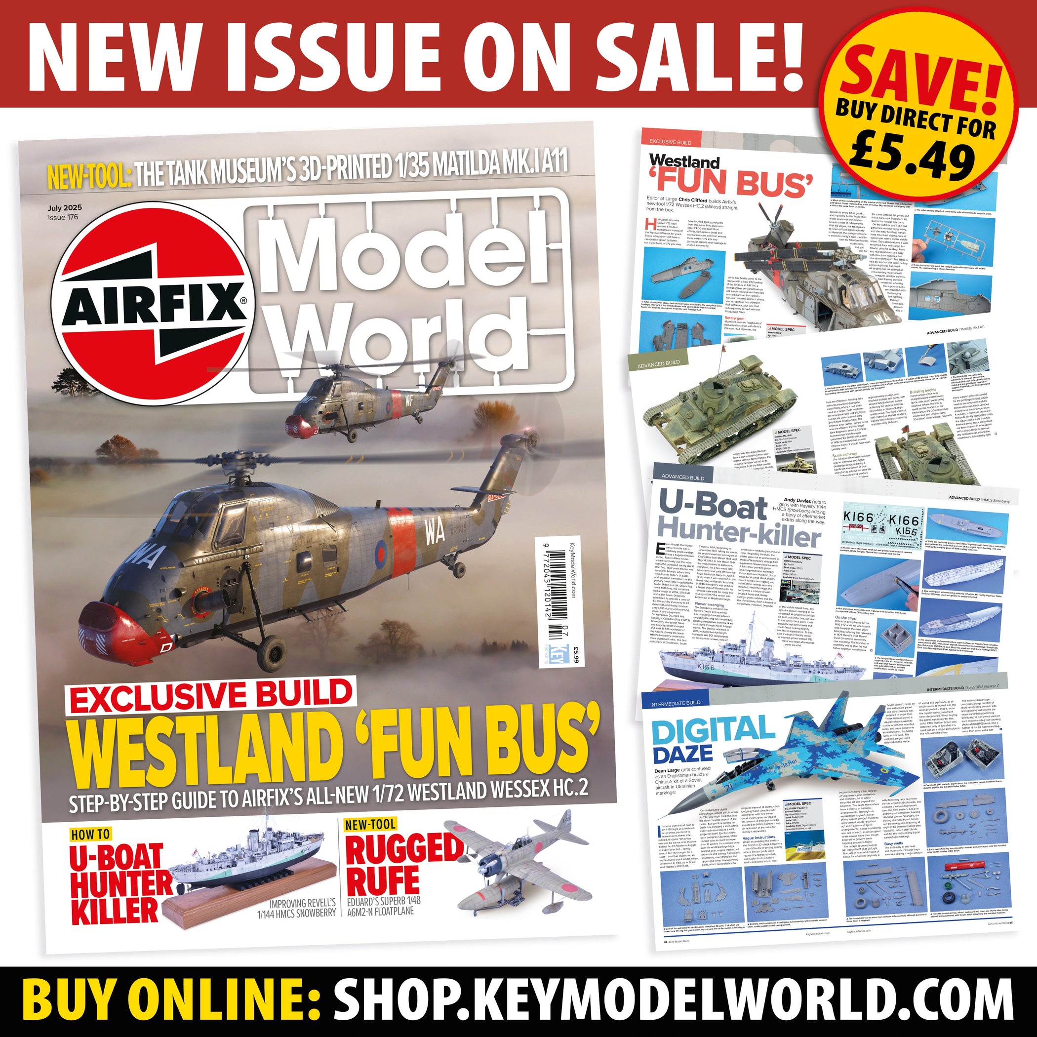 Airfix Model World July 2025 — Key Model World Shop