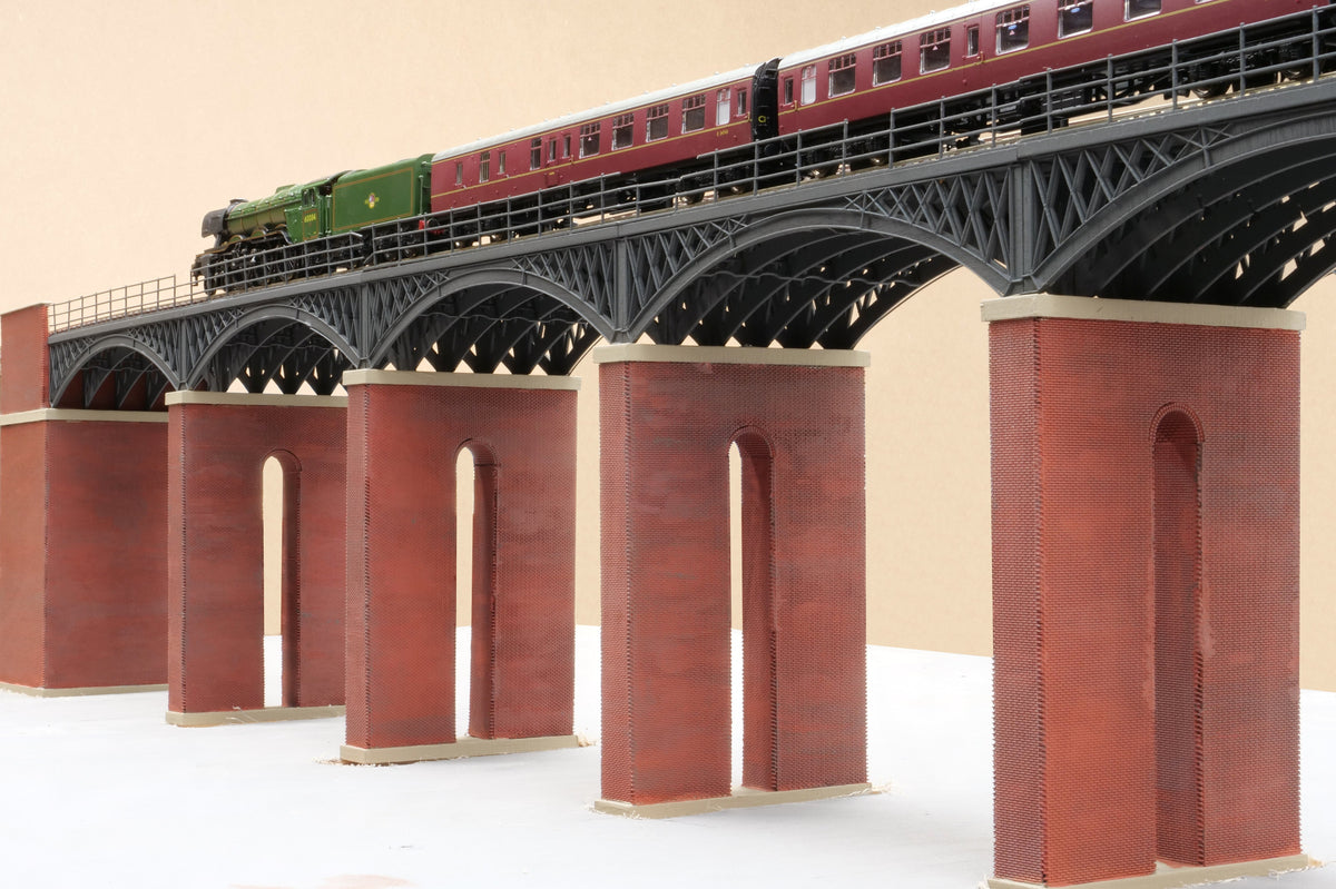 TT:120 Scale Laser-Cut Viaduct Outer Twin Arch Kit — Key Model World Shop
