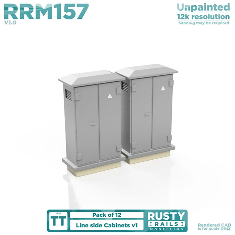 Rusty Rails Modelling TT:120 scale Lineside Cabinets V1 — Key Model ...